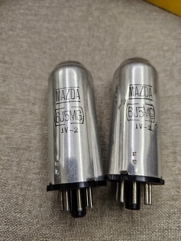 X02. 6J5MG pair ~ by Mazda - Audiolund Design